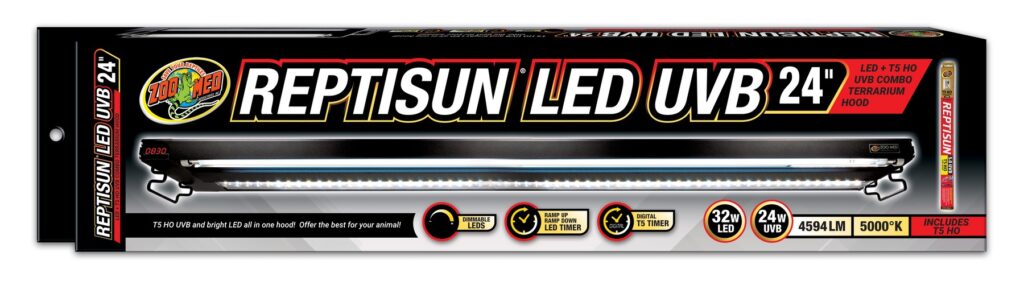 ReptiSun® LED UVB Combo Terrarium Hood | Zoo Med Laboratories, Inc.